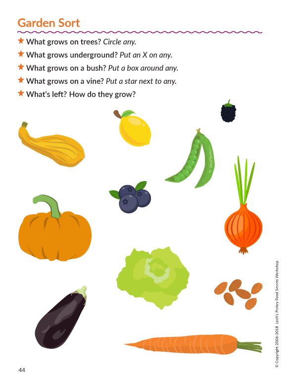 Food Smarts Kids Workbook – Leah's Pantry